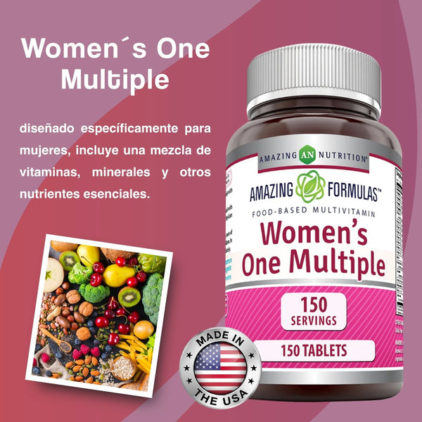 AMAZING FORMULAS WOMENS' ONE MULTIPLE 150 TABLETS - Hi Vitamins