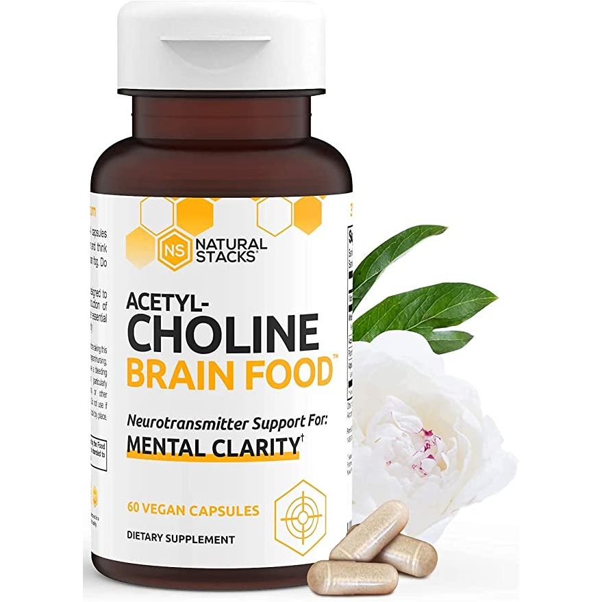 NATURAL STACKS® ACETYL-CHOLINE BRAIN FOOD 60 CAPSULES - Hi Vitamins